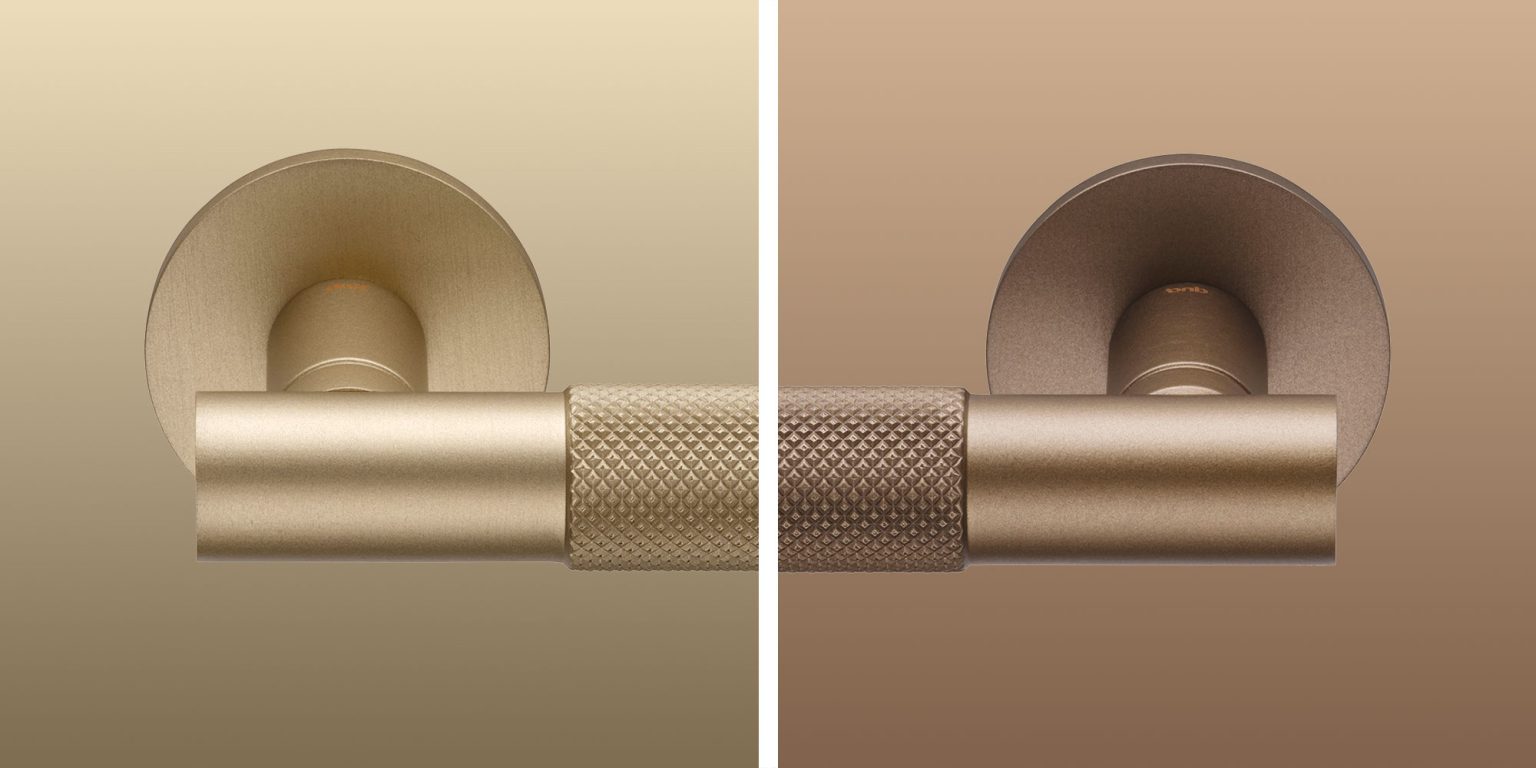 Dnd's bronze and satin gold finishes - Dnd Handles